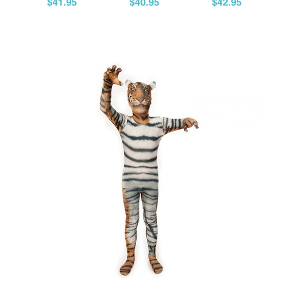 animal planet | Costumes | Animal Planet Kids Tiger Morphsuit | Poshmark